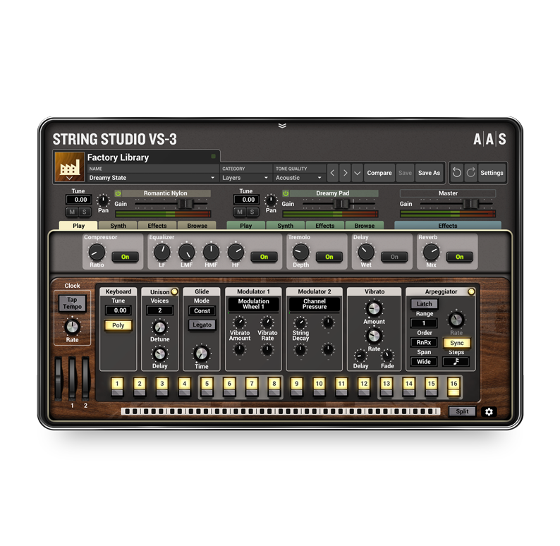 AAS—Instruments, synthesizer, and effect plug-ins based on physical ...