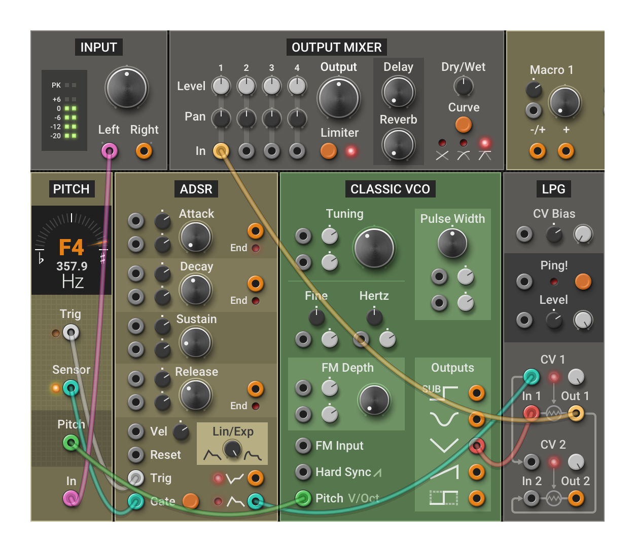 AAS Multiphonics CV-2 Manual § Pitch Detector